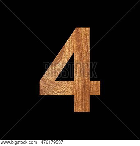 Number Four - 4 Oak Image & Photo (Free Trial) | Bigstock