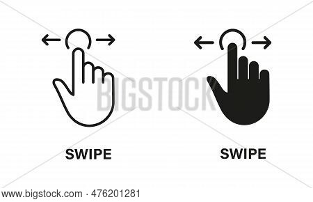 Swipe Gesture Right Vector & Photo (Free Trial) | Bigstock