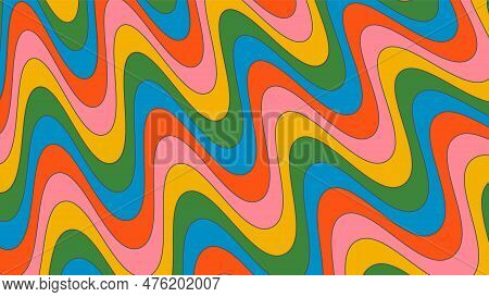 Groovy Waves Backdrop Vector & Photo (Free Trial) | Bigstock