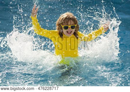 Kid Splashing Summer Image & Photo (Free Trial) | Bigstock