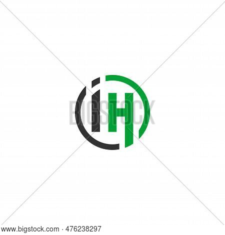 Letter Ih Logo Design Vector & Photo (Free Trial) | Bigstock