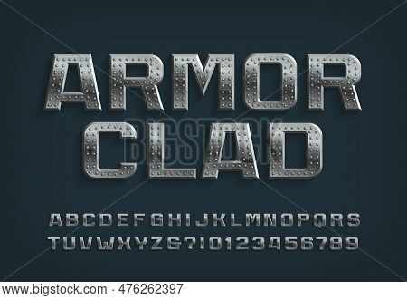 Armor Clad Alphabet Vector & Photo (Free Trial) | Bigstock