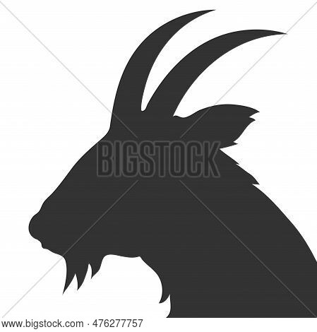 Portrait Goat Head Vector & Photo (Free Trial) | Bigstock