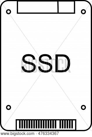 Ssd Storage Icon. Vector & Photo (Free Trial) | Bigstock