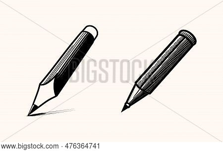 Pencil Sketch Vector & Photo (Free Trial) | Bigstock