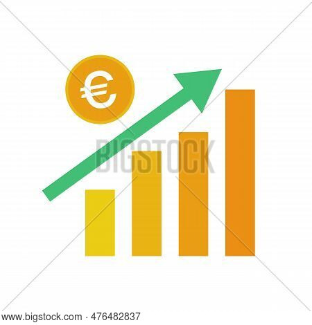 Euro Price Rise Chart Vector & Photo (Free Trial) | Bigstock
