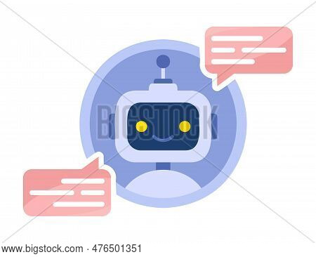 Cute Comic Chatbot Vector & Photo (Free Trial) | Bigstock