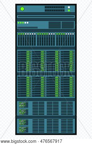 Server Rack. Server Vector & Photo (Free Trial) | Bigstock