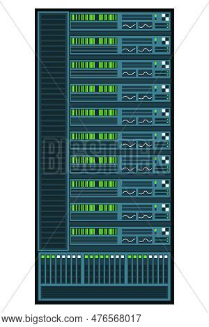 Server Rack. Server Vector & Photo (Free Trial) | Bigstock