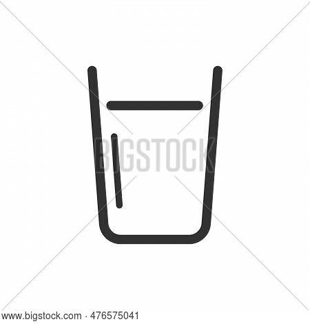 Glass Water Outline Vector & Photo (Free Trial) | Bigstock