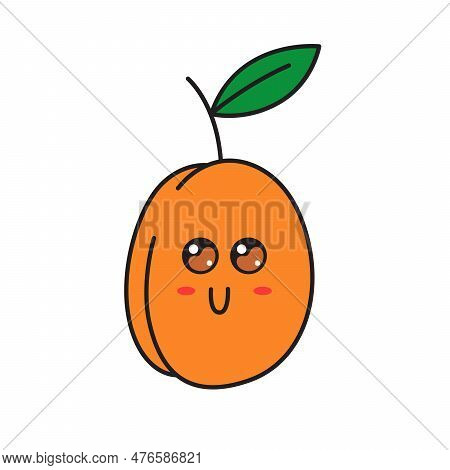 Cute Apricot Vector & Photo (Free Trial) | Bigstock