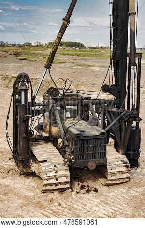 Pile Driving Machine. Image & Photo (Free Trial) | Bigstock