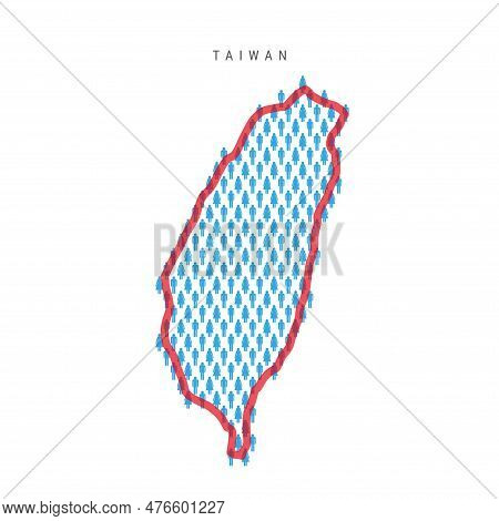Taiwan Population Map Vector & Photo (Free Trial) | Bigstock