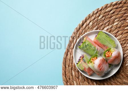 Rice Paper Rolls Images, Illustrations & Vectors (Free) - Bigstock