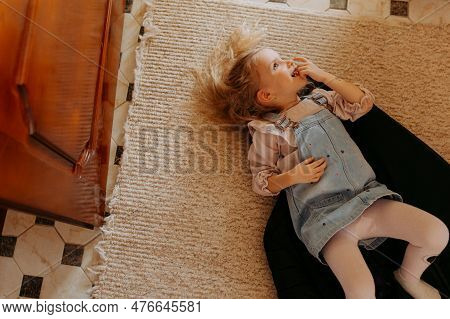 Happy Little Girl Image & Photo (Free Trial) | Bigstock