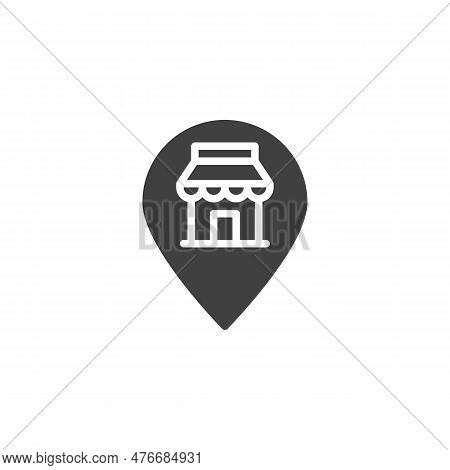 Shop Location Pin Vector & Photo (Free Trial) | Bigstock