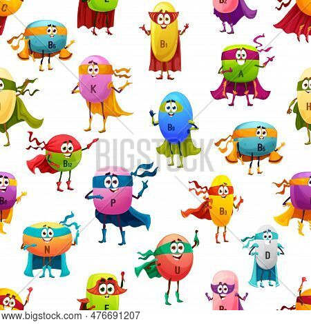 Vitamin Superhero Vector & Photo (Free Trial) | Bigstock