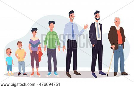 Men Different Ages Vector & Photo (Free Trial) | Bigstock