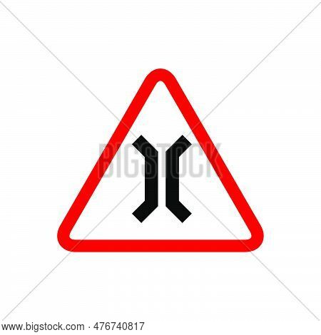 Narrow Bridge Ahead Vector & Photo (Free Trial) | Bigstock