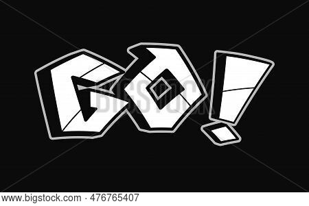 Go Word Trippy Vector & Photo (Free Trial) | Bigstock