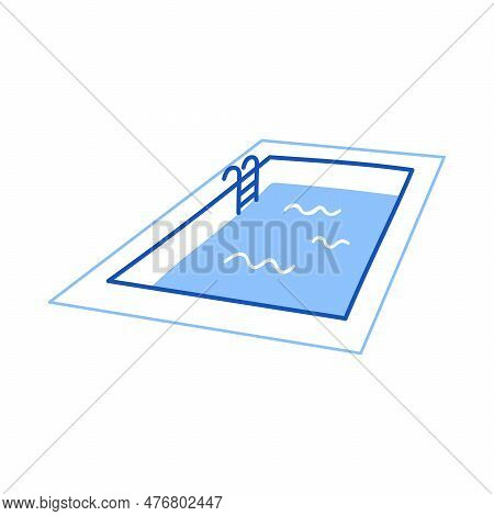 Swimming Pool Doodle Vector & Photo (Free Trial) | Bigstock
