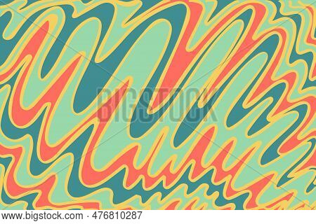 Groovy Wavy Vector & Photo (Free Trial) | Bigstock