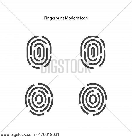 Fingerprint Icon. Vector & Photo (Free Trial) | Bigstock