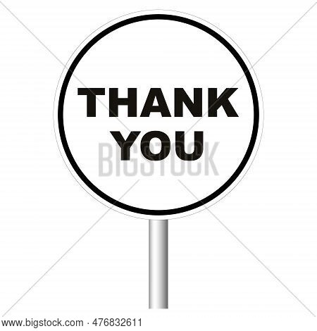 Road Sign Phrase Thank Image & Photo (Free Trial) | Bigstock