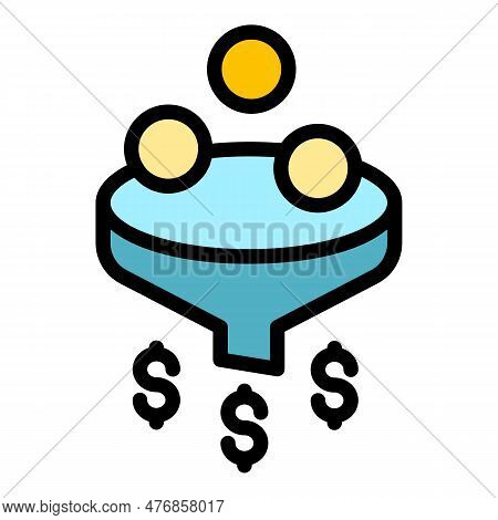 Money Funnel Icon. Vector & Photo (Free Trial) | Bigstock