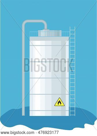 Natural Gas Cistern Vector & Photo (Free Trial) | Bigstock