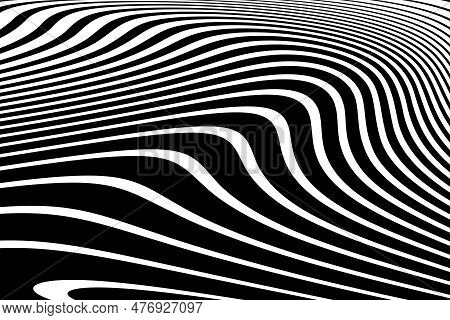 Wavy Lines Pattern 3d Vector & Photo (Free Trial) | Bigstock