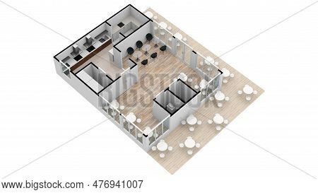 Cafe Top View Plans. Image & Photo (Free Trial) | Bigstock