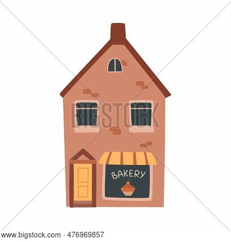 Small Business Building Cartoon