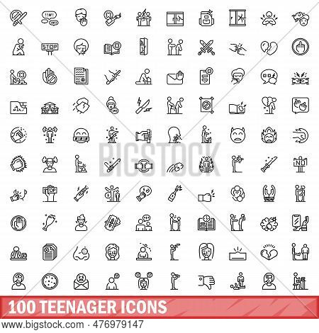 100 Teenager Icons Vector & Photo (Free Trial) | Bigstock