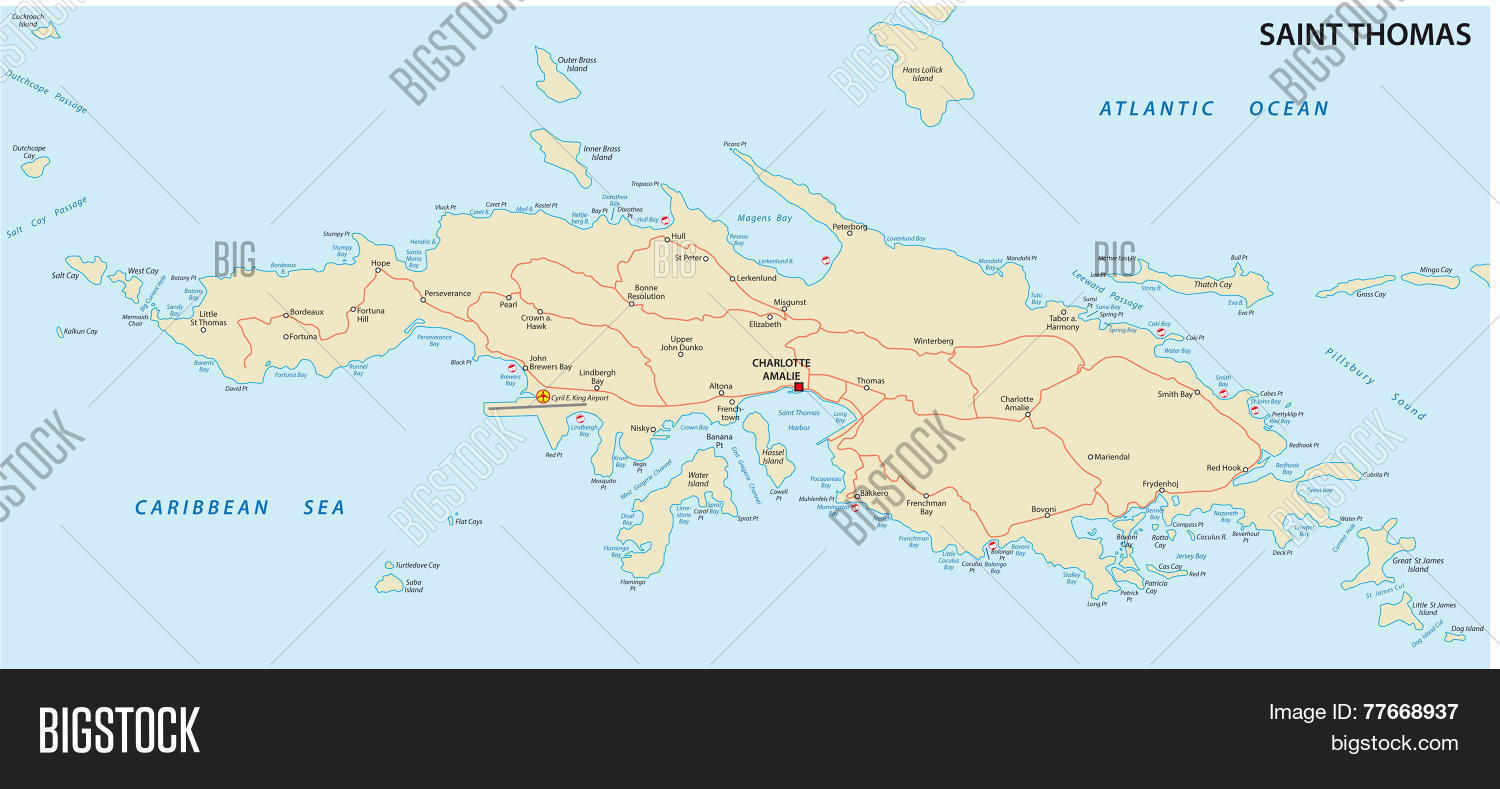 Saint Thomas, U.s. Vector & Photo (Free Trial) | Bigstock