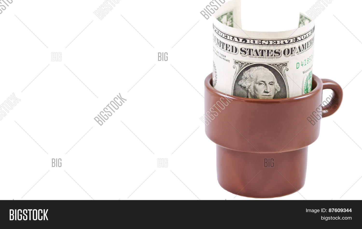 1 Dollar Coffee Cup Image & Photo (Free Trial) | Bigstock