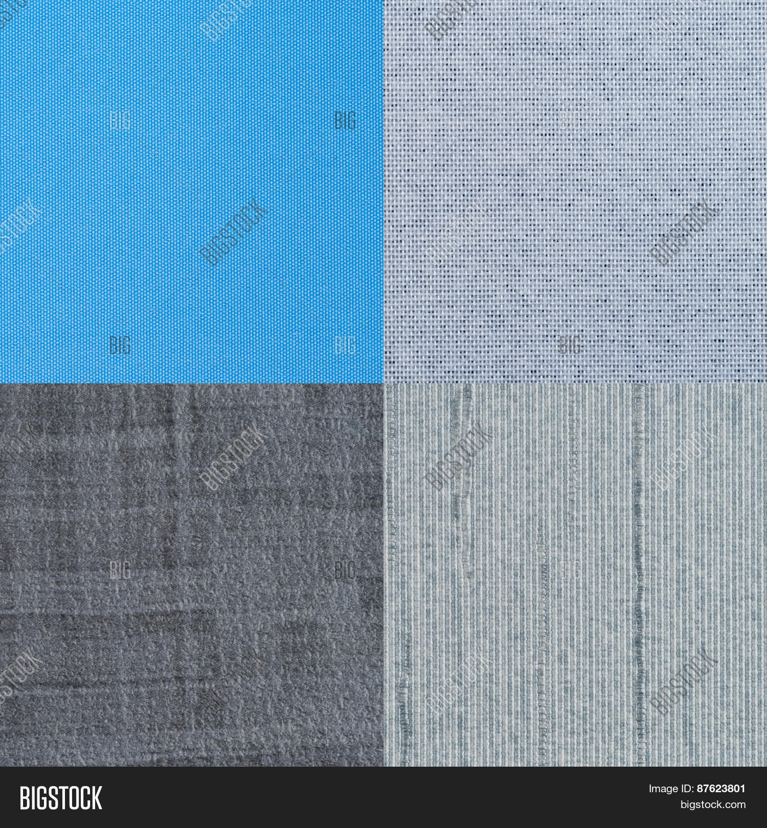 Set Blue Vinyl Samples Image & Photo (Free Trial) | Bigstock