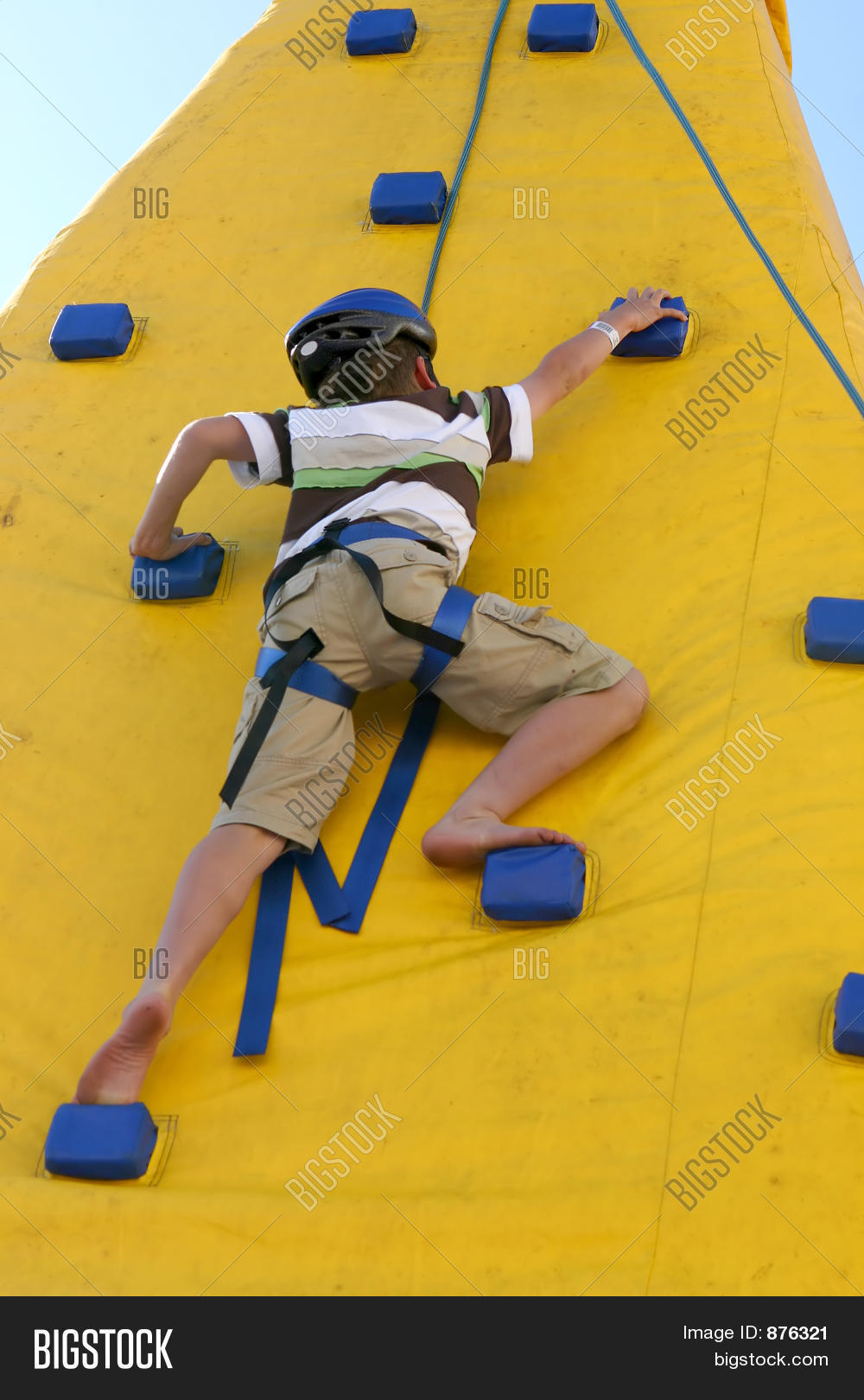 Boy Climbing Climbing Image & Photo (Free Trial) | Bigstock