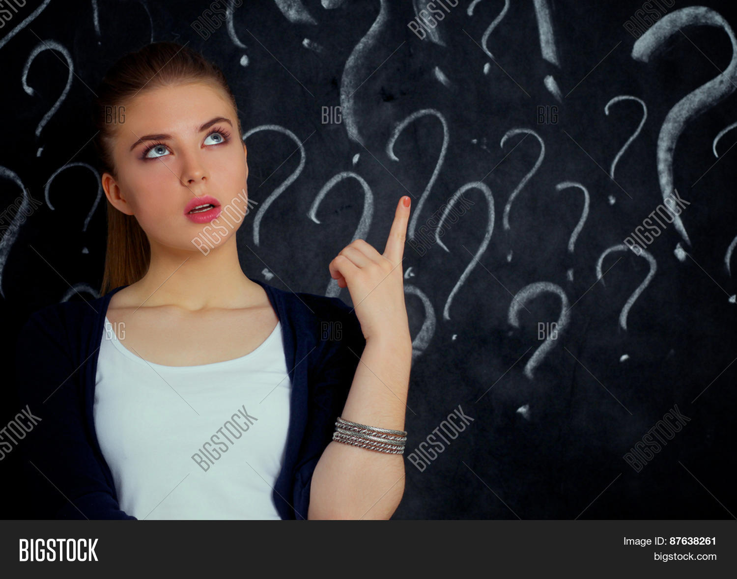 Young Girl Question Image & Photo (Free Trial) | Bigstock
