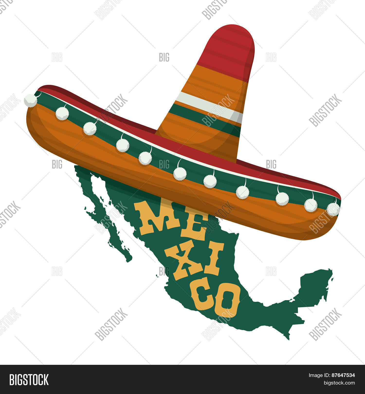Mexico Design Vector & Photo (Free Trial) | Bigstock