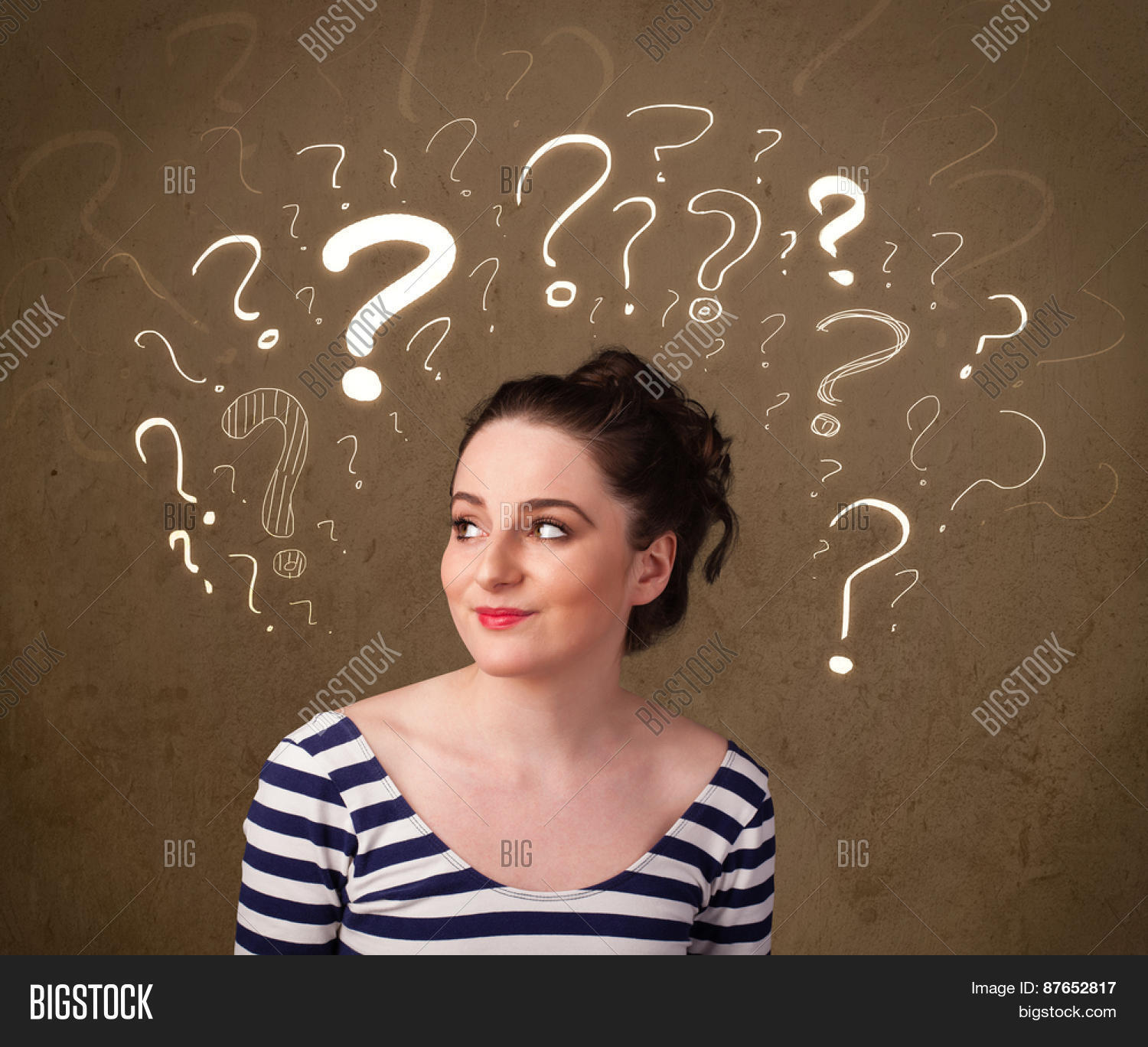Teenage Girl Question Image & Photo (Free Trial) | Bigstock