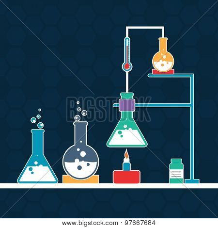 Lab Experiment Vector & Photo (Free Trial) | Bigstock