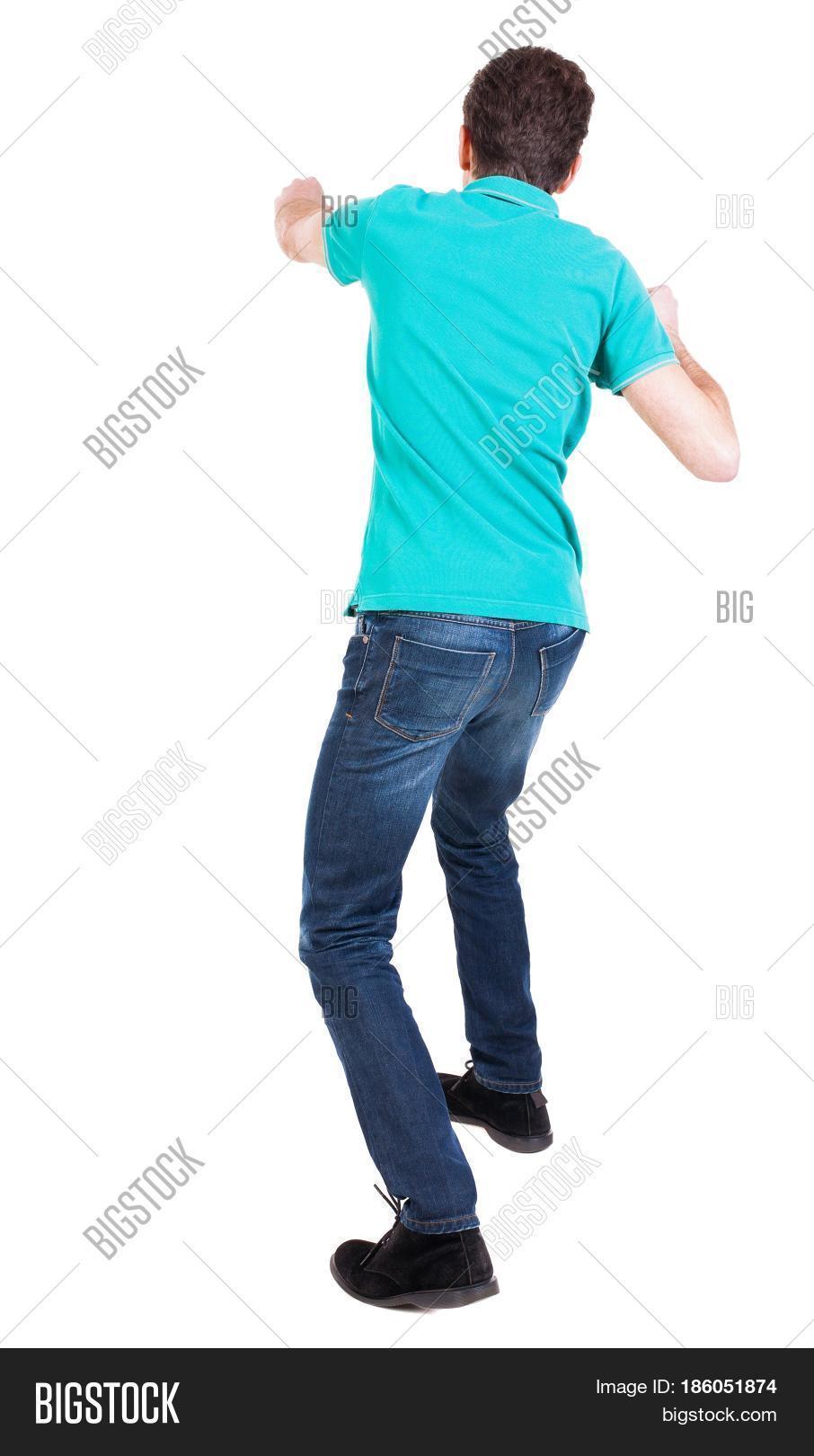 Back View Skinny Guy Image & Photo (Free Trial) | Bigstock