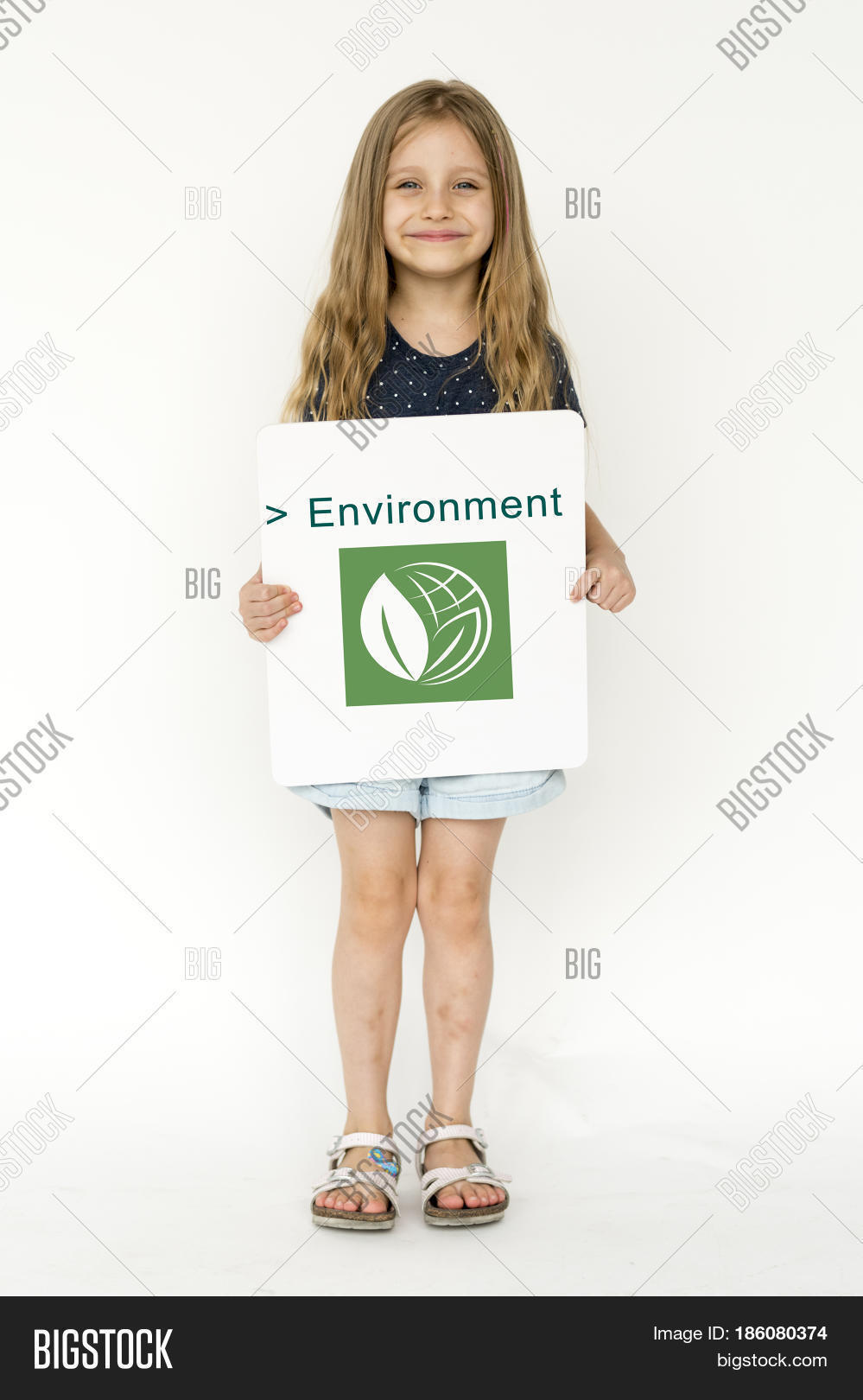 Little Girl Recycle Image & Photo (Free Trial) | Bigstock