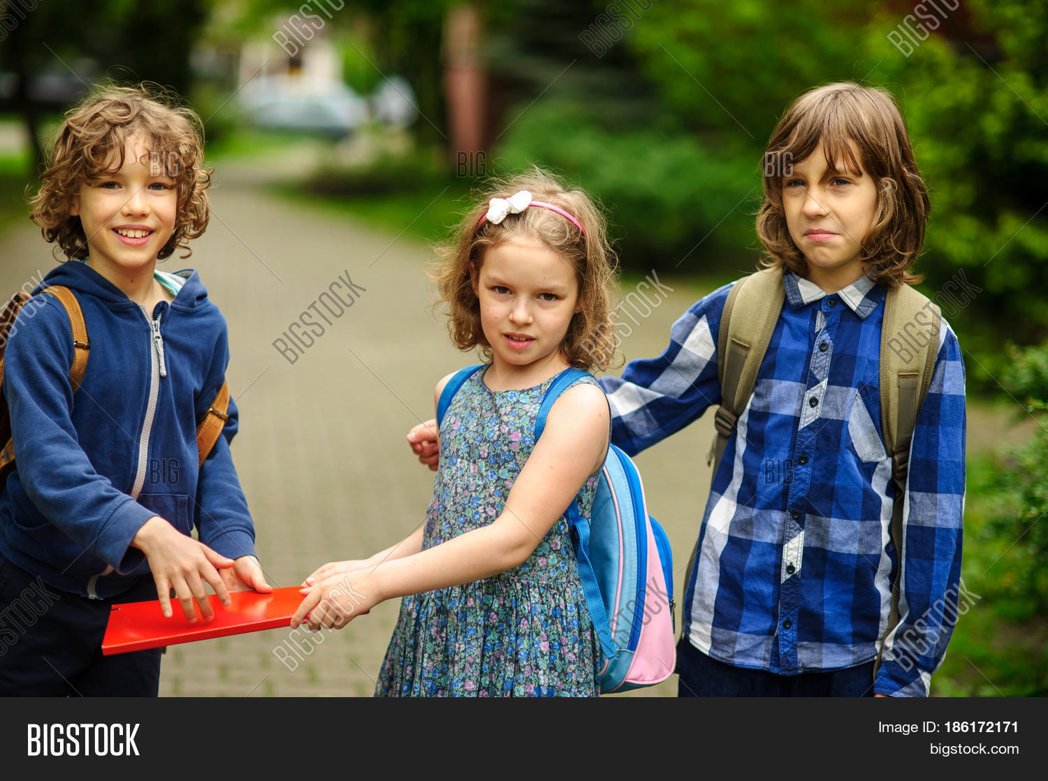 Little School Students Image & Photo (Free Trial) | Bigstock