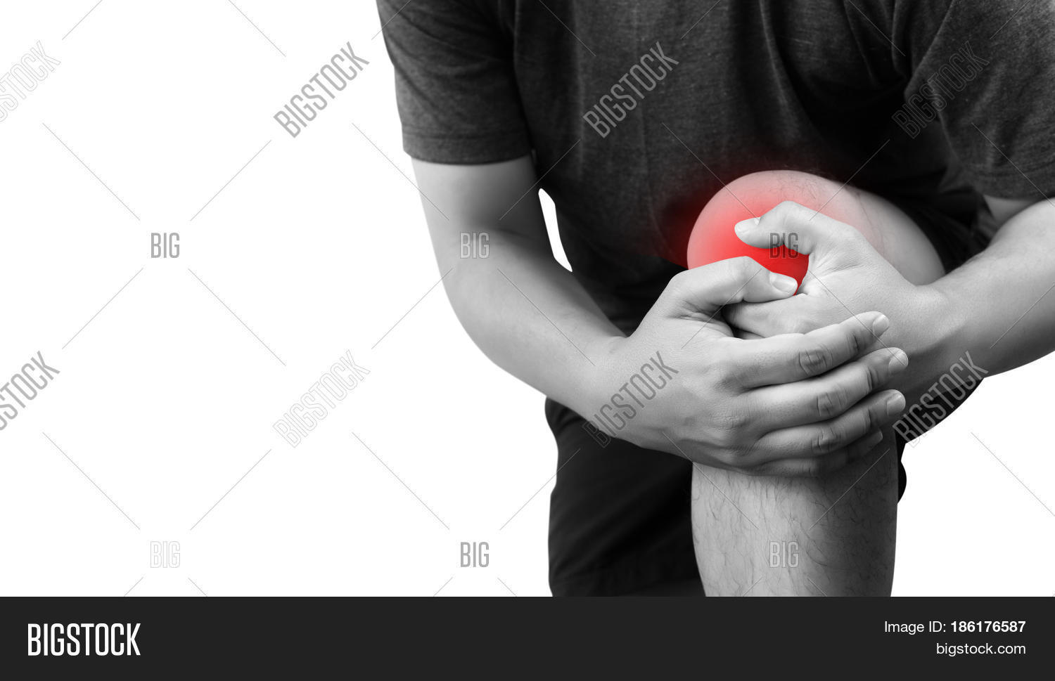 Knee Painful Man Image & Photo (Free Trial) | Bigstock