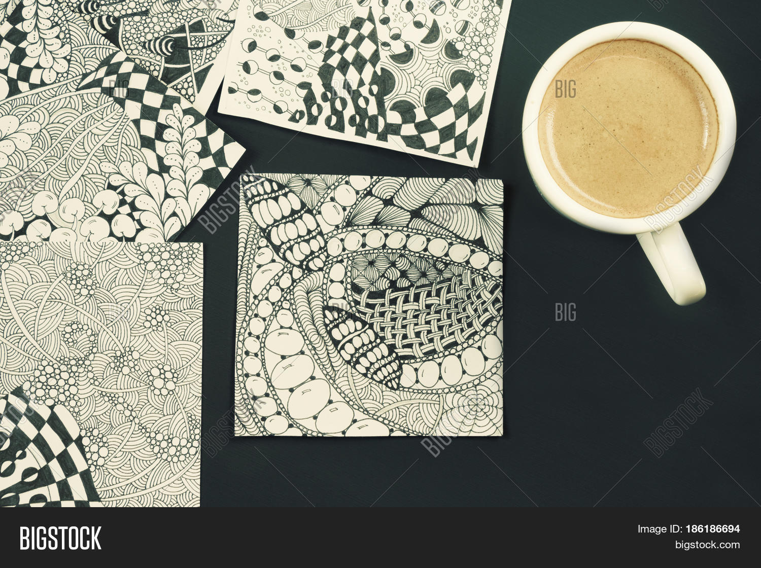 Doodle Zen Tangle Image & Photo (Free Trial) | Bigstock