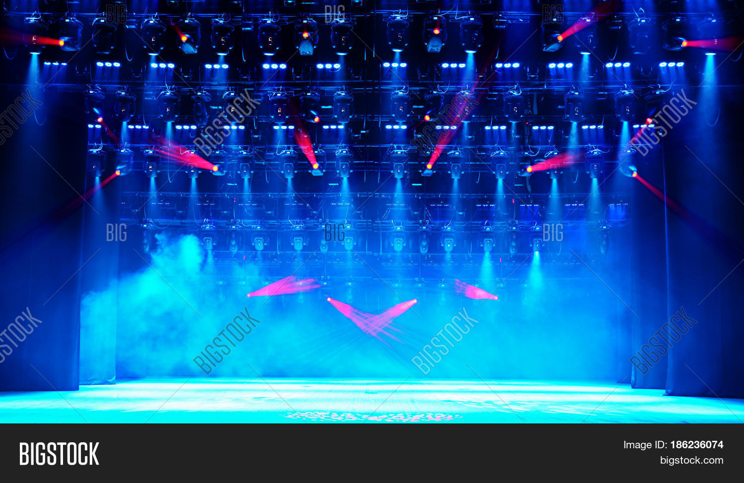 Empty Concert Stage