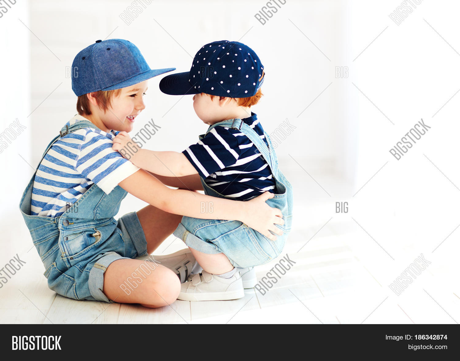 Cute Kids Brothers Image & Photo (Free Trial) | Bigstock