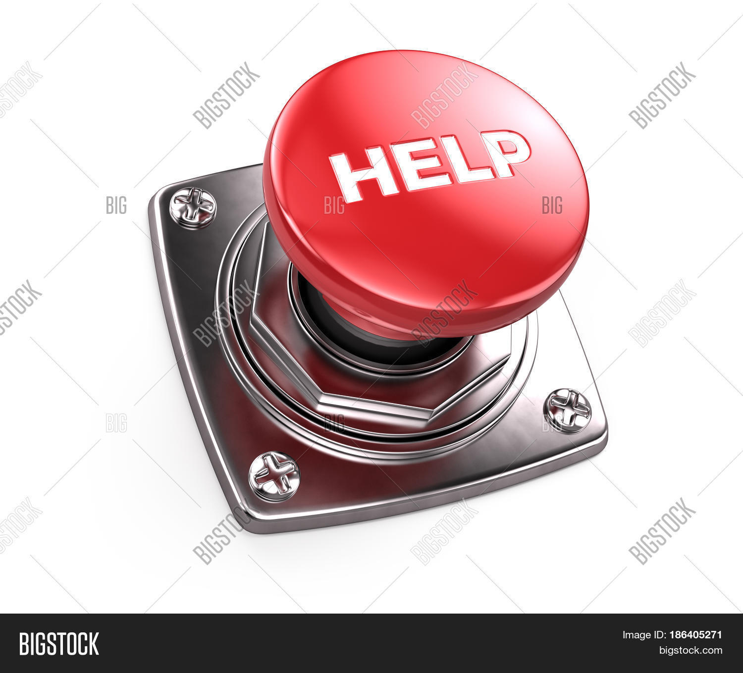 Red Help Button - Help Image & Photo (Free Trial) | Bigstock